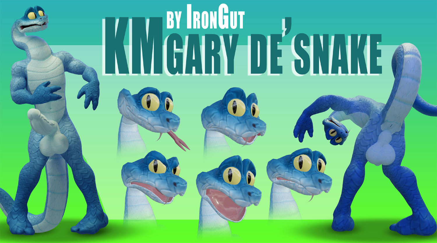 KM Gary De'Snake (Zootopia 2) by IronGut