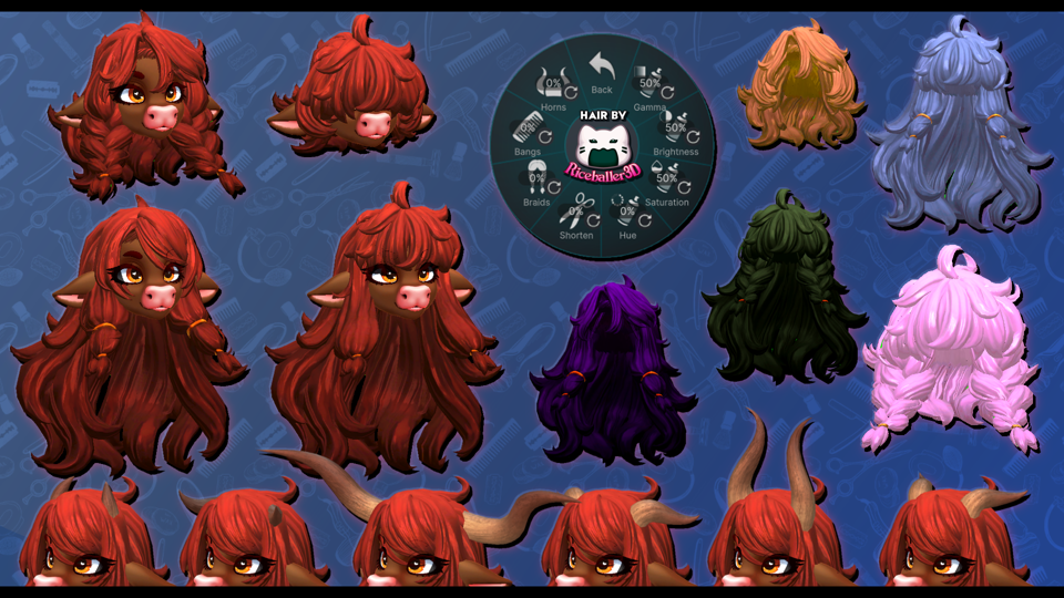 VonCow | Furry Cow Avatar for VRChat by VonVivianov