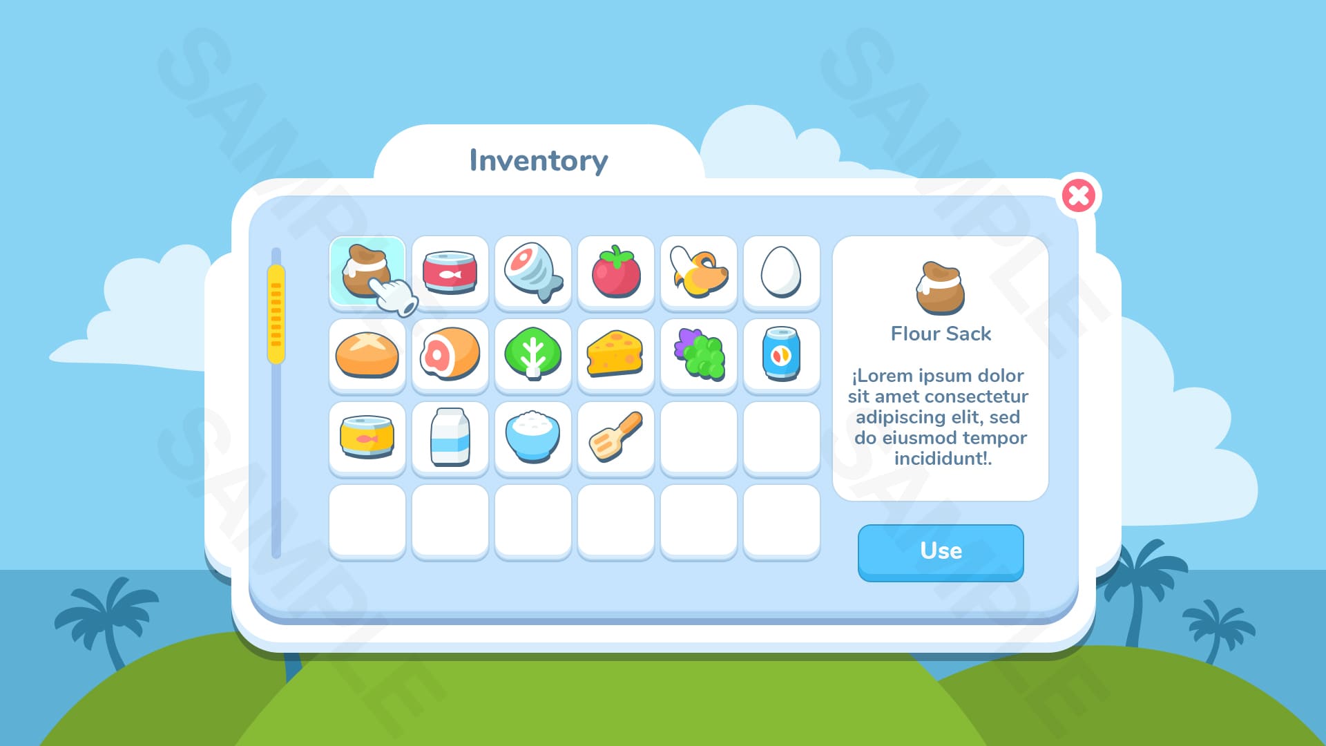 Casual Game UI Kit - Blue Sky Theme by Renderman