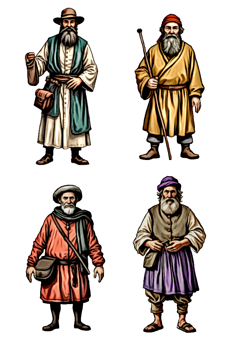 Grim Medieval Merchants Pack 2 by VisceralG