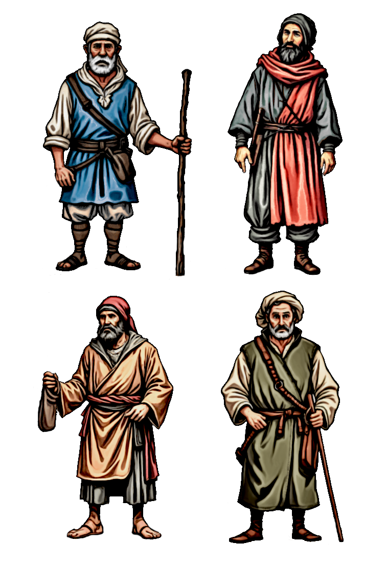 Grim Medieval Merchants Pack 2 by VisceralG