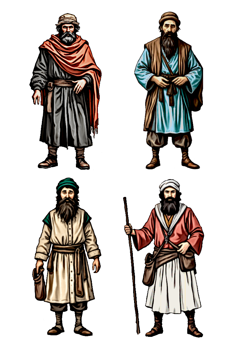Grim Medieval Merchants Pack 2 by VisceralG