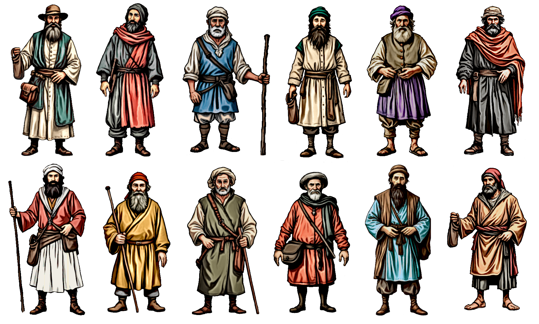 Grim Medieval Merchants Pack 2 by VisceralG