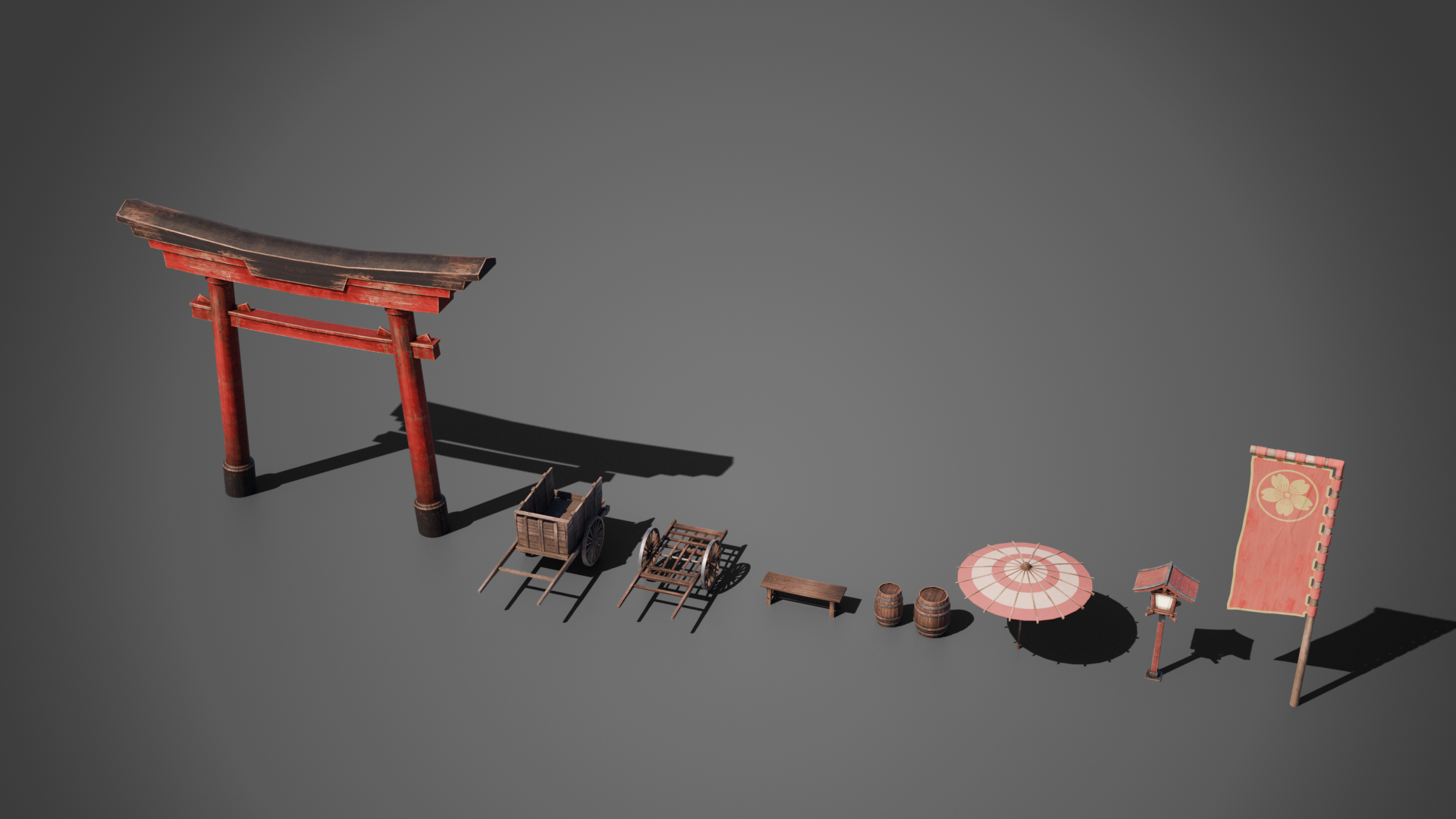 Japan Props 01 | Asset Pack by Vertex Horizons