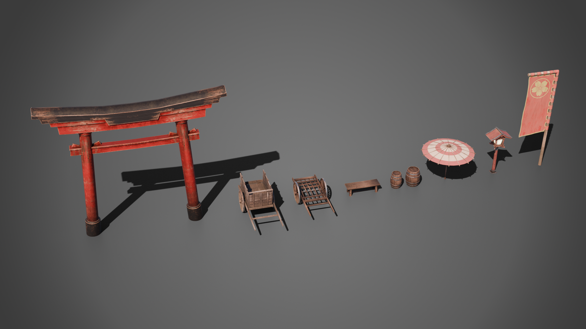 Japan Props 01 | Asset Pack by Vertex Horizons