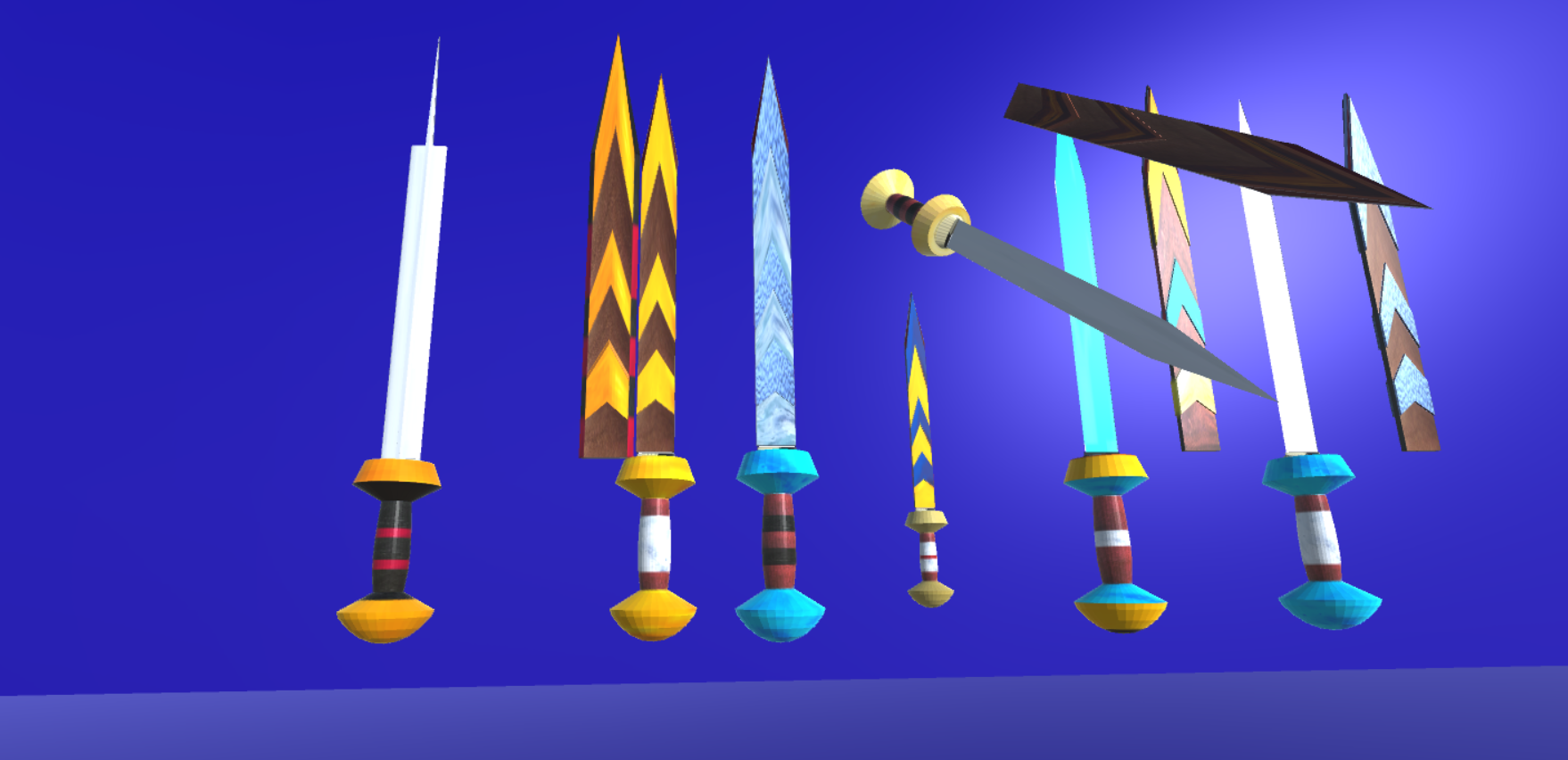 🗡 Roman Sword Pack (7 Swords) LowPoly - Roman Sword Low Poly Pack (Unity 5 & 2020) by MamonBShqairat