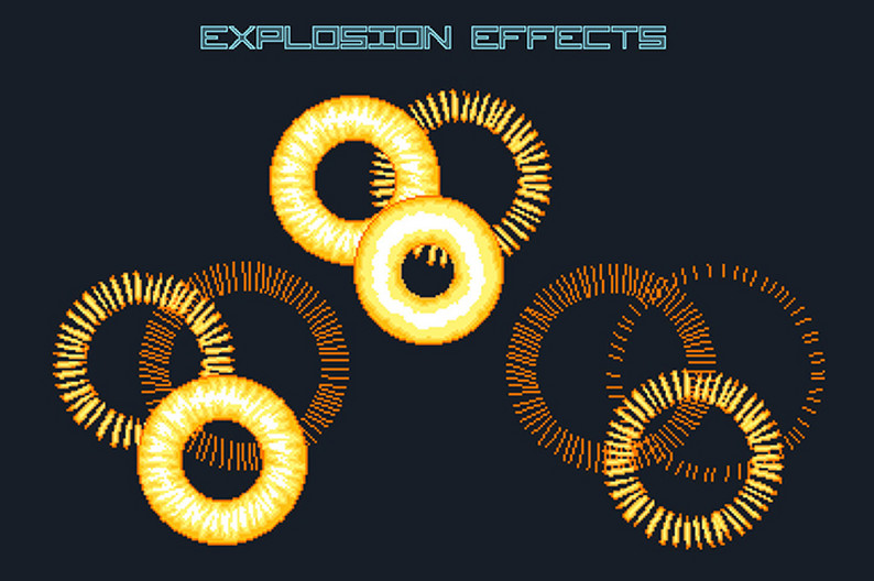 Boss Spaceship 2D Sprites Pixel Art by Free Game Assets (GUI, Sprite ...