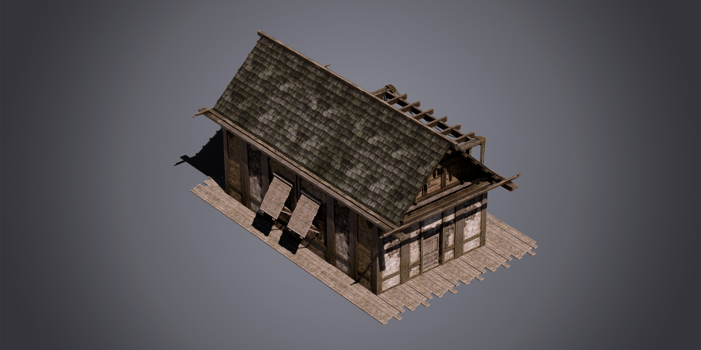 Medieval House | Modular Kit by Vertex Horizons