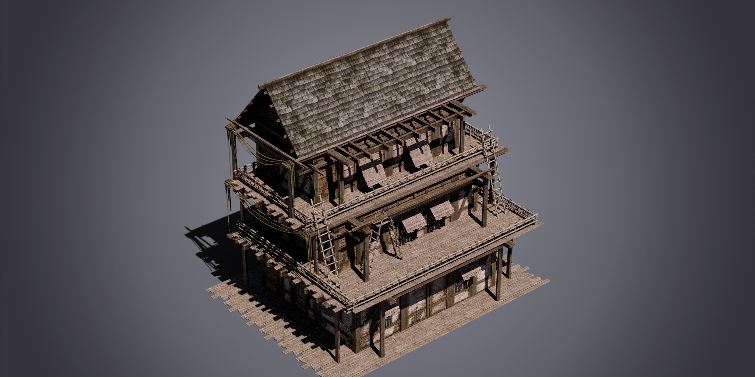 Medieval House | Modular Kit by Vertex Horizons