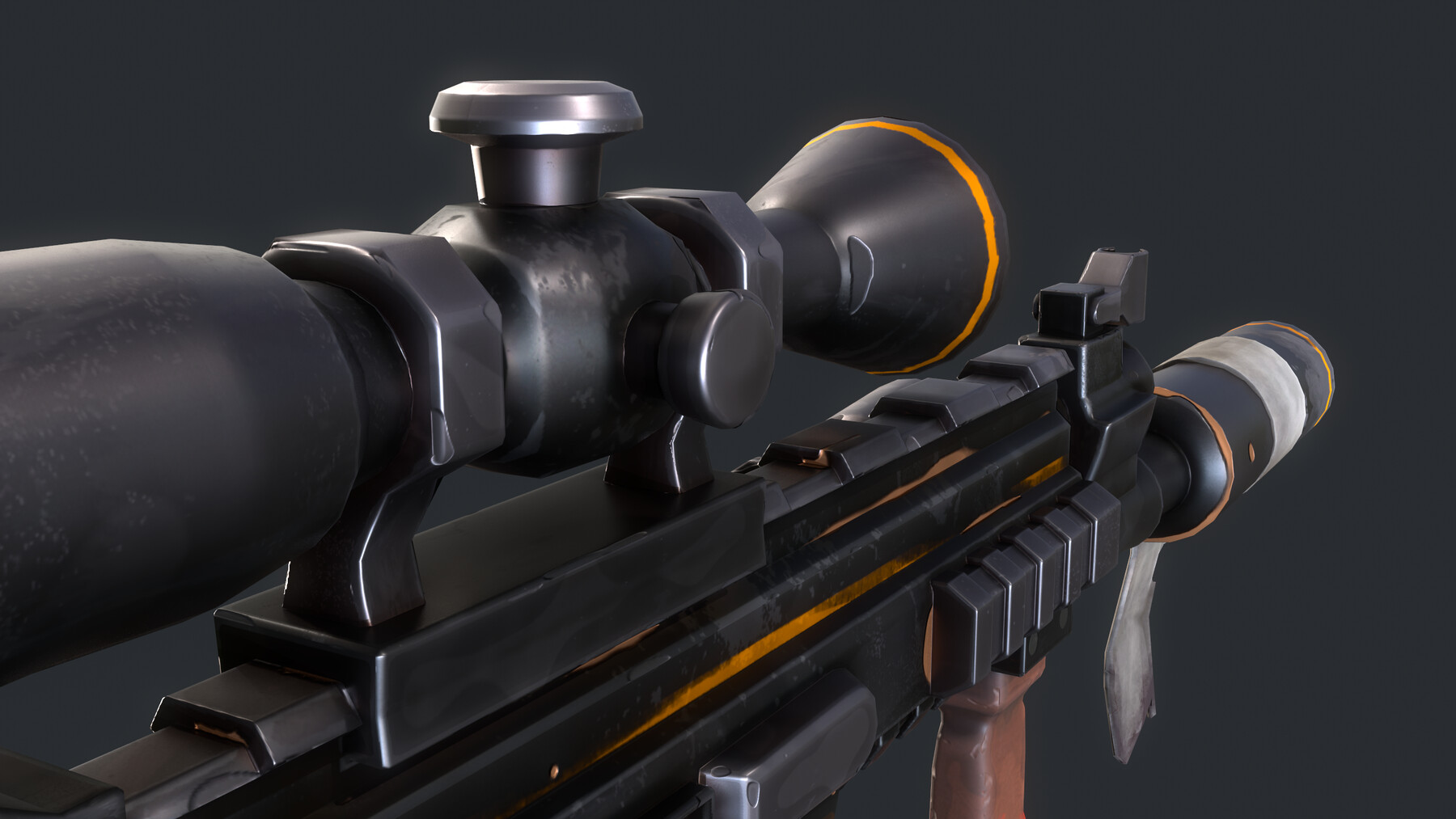 Stylized FN SCARL PBR Machine Gun by sheraz1994