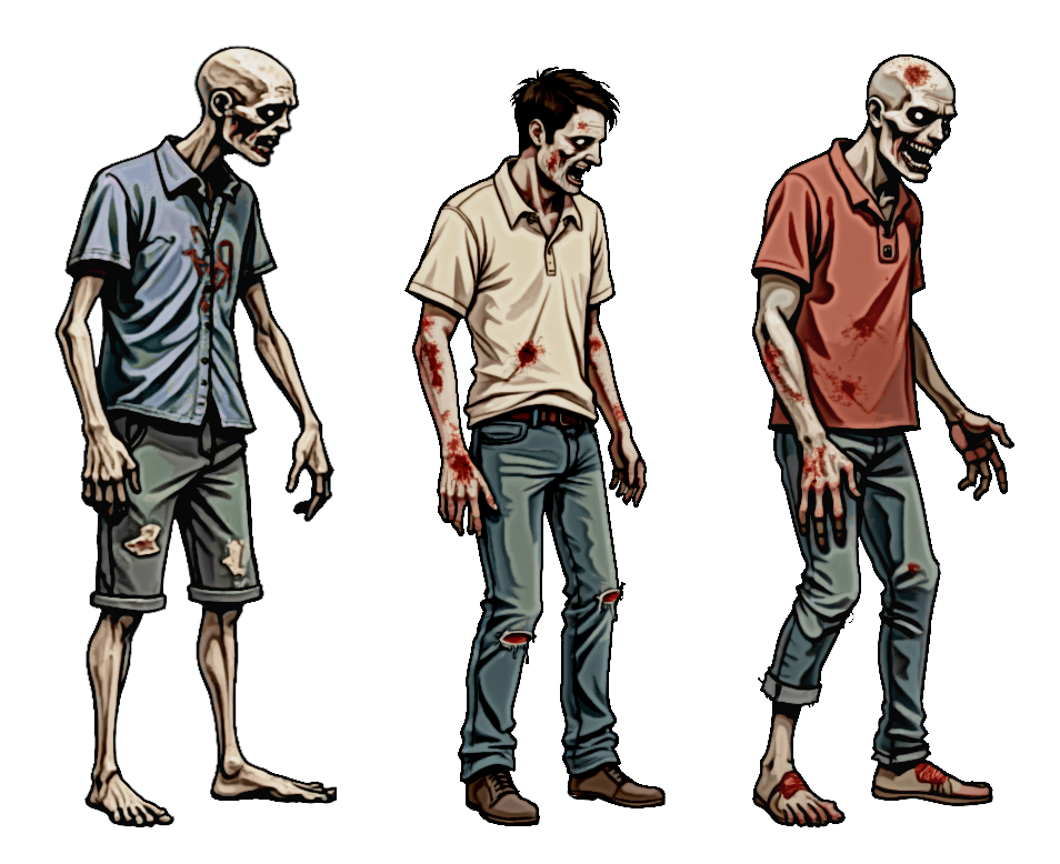 New release - Dark Zombies Pack 1 - Dark Zombies Pack 1 by VisceralG