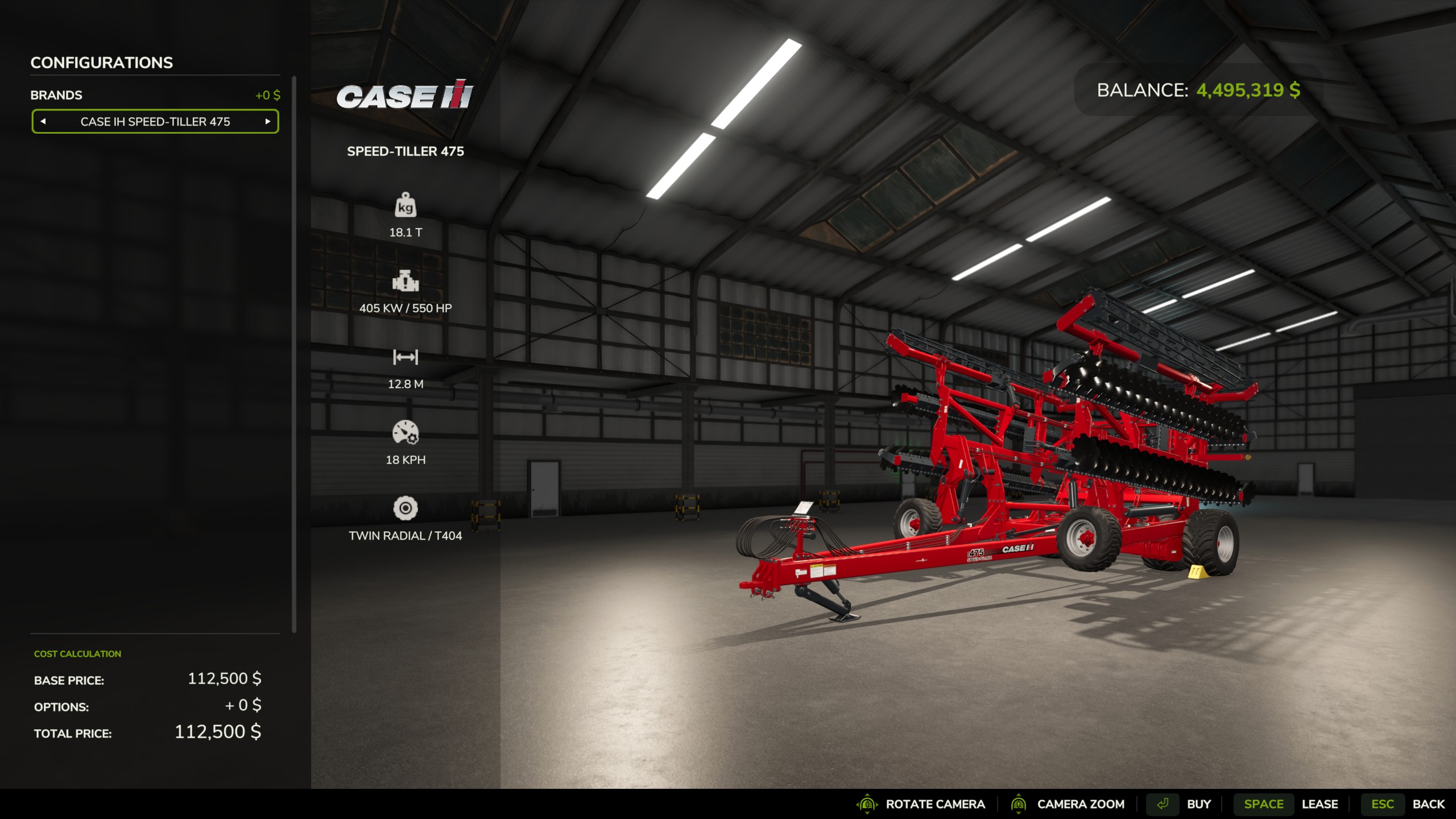FS25 K-line Powerflex Speed-tiller by TJM (Blackswan-modding)