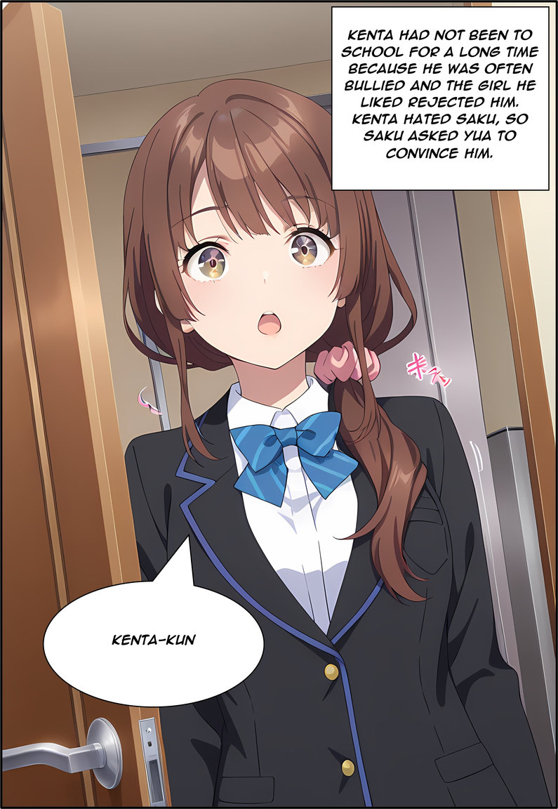 Encouraging Kenta go to school by Taro
