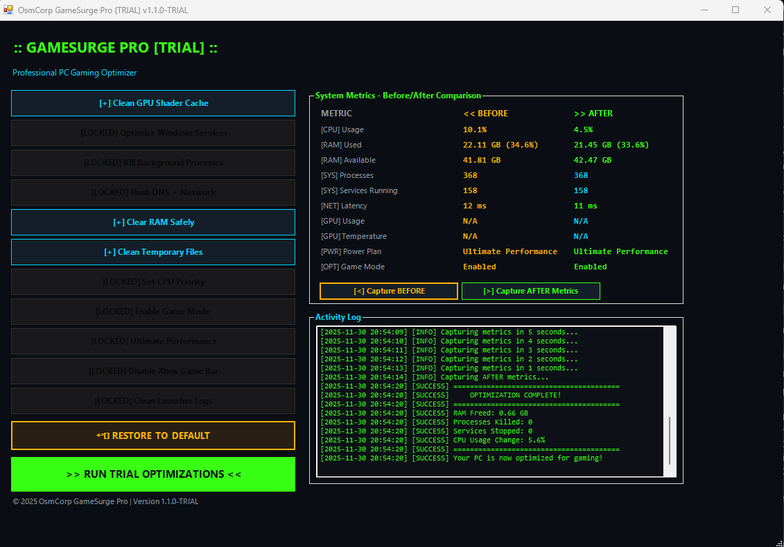 GameSurge Pro – Windows FPS Booster & Gaming Optimization Tool by ...