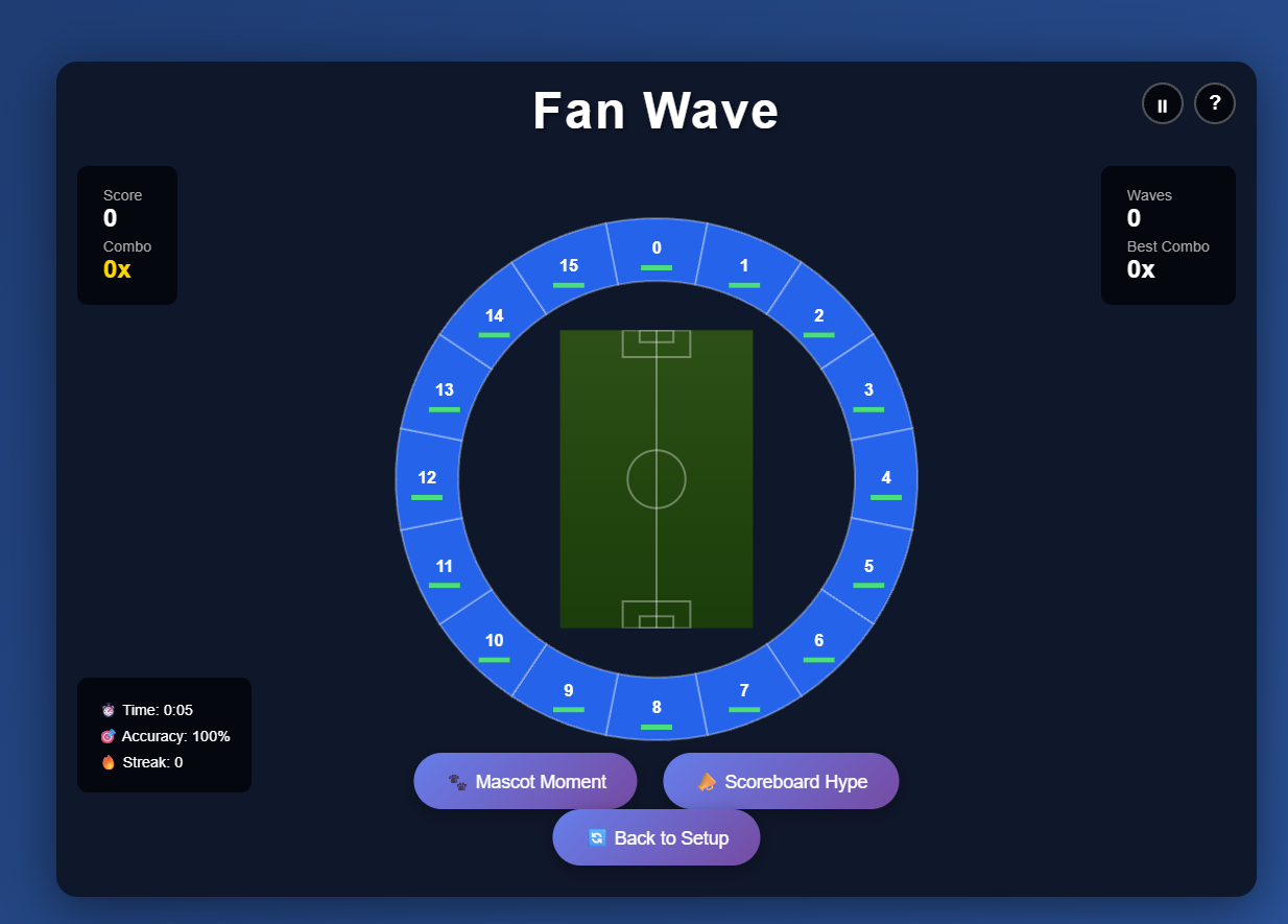 Stadium Wave Game by gogorichie