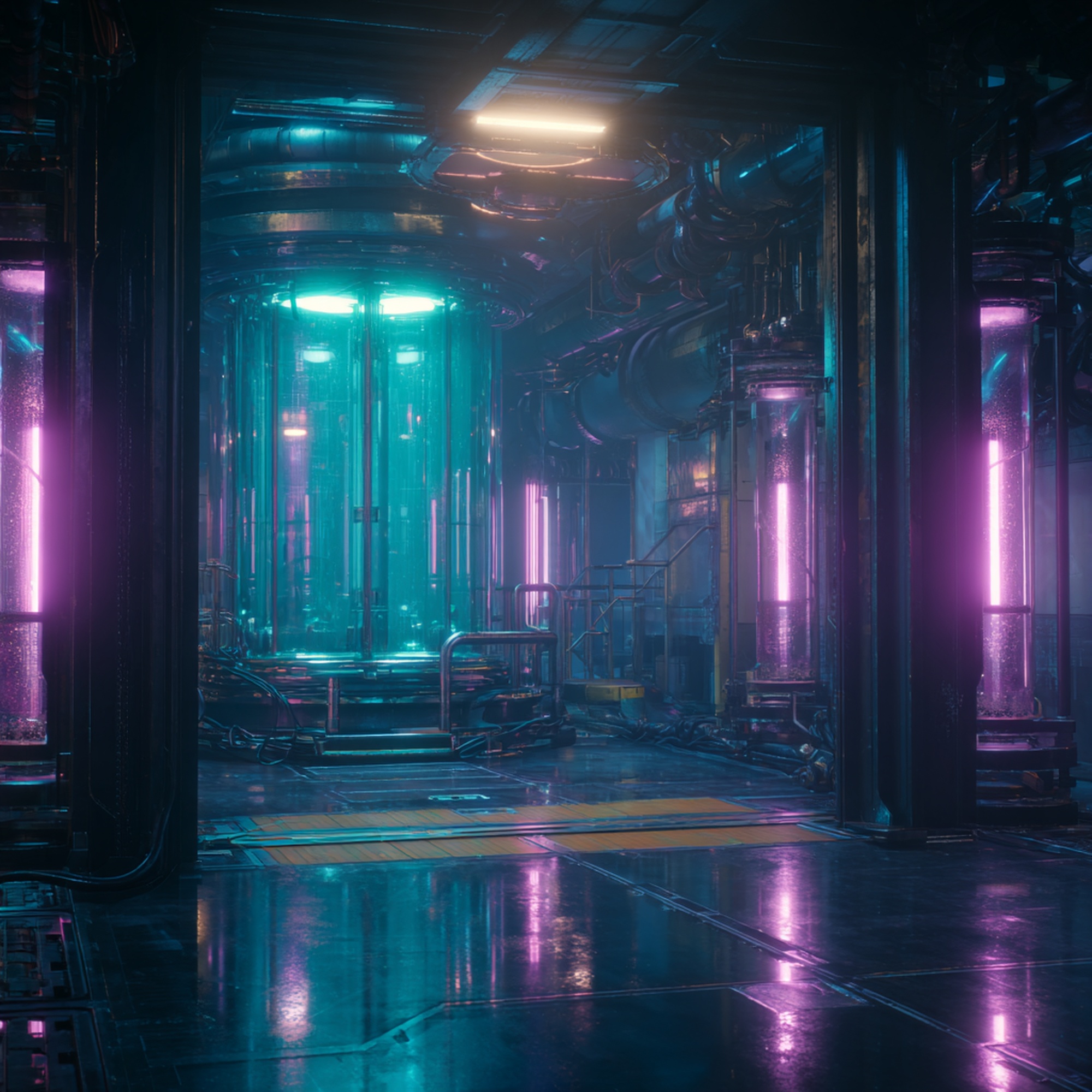 Research Chamber – 10 Cyberpunk Lab Backgrounds (4K PNG Pack) | Sci-Fi ...