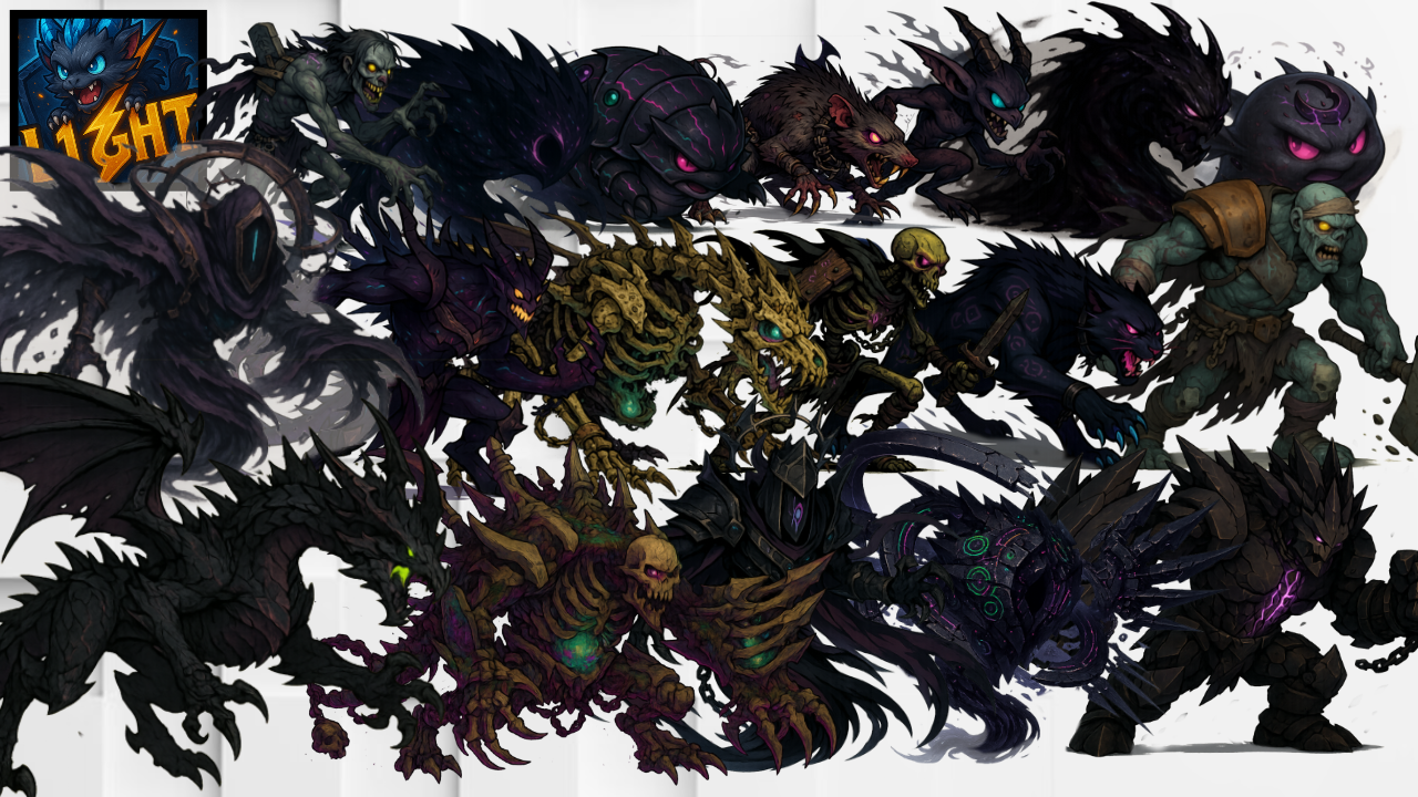 Sideview Elemental Monster MegaPack! by L1ght