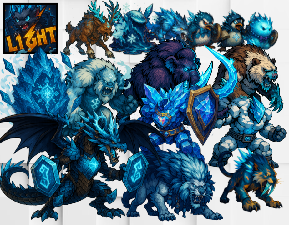 Sideview Elemental Monster MegaPack! by L1ght