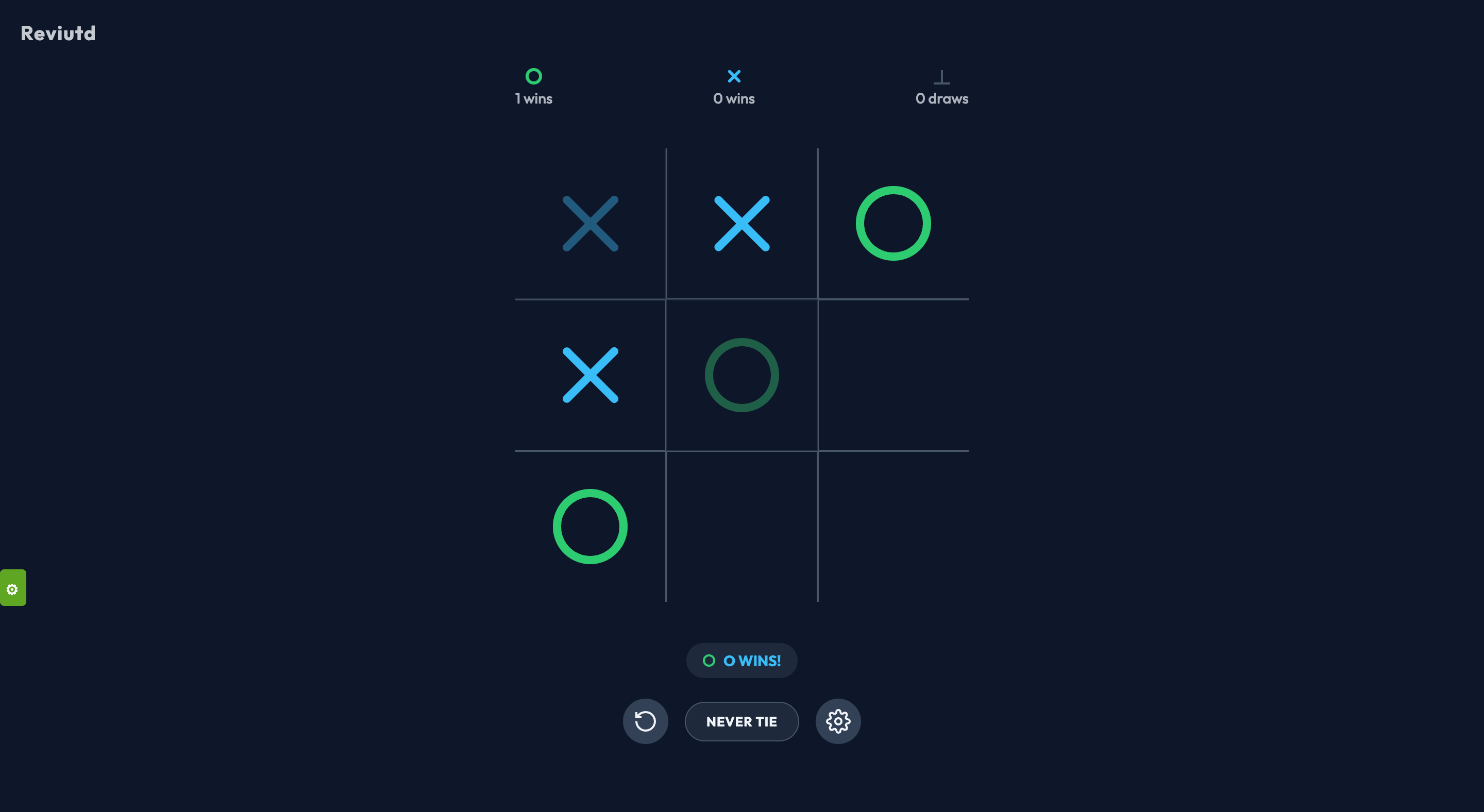 Tic Tac Toe – Play Online Free by Reviutd