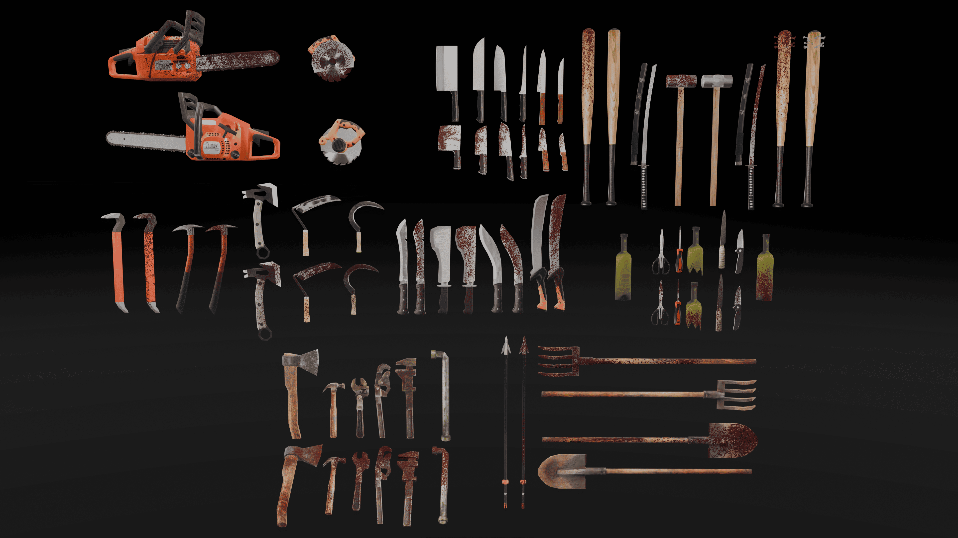 PSX Horror Melee Weapons Pack by RosenshineGames