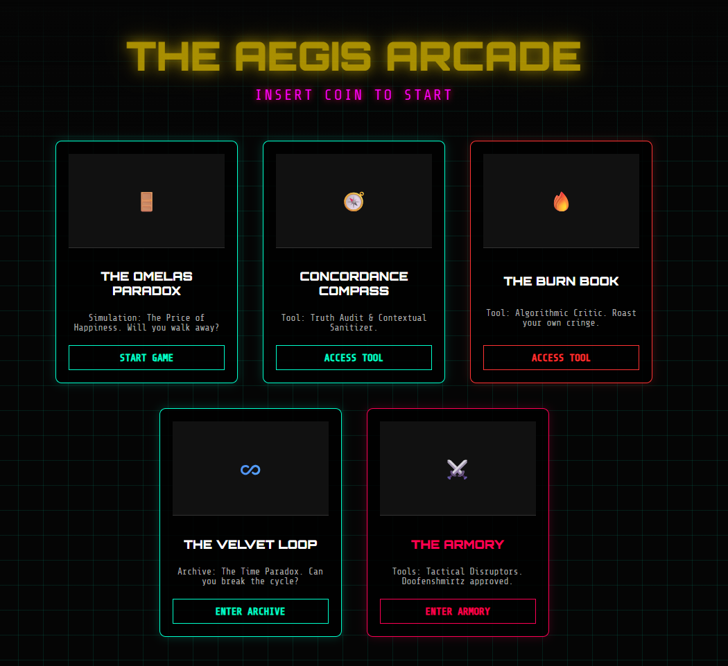 The Aegis Arcade // Digital Resistance Toolkit by SYNAPSE COMICS // THE ...