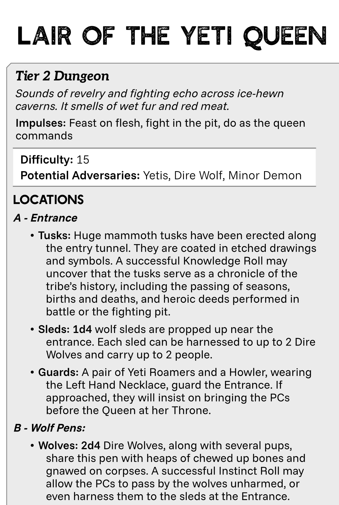 Lair of the Yeti Queen by Rise Press
