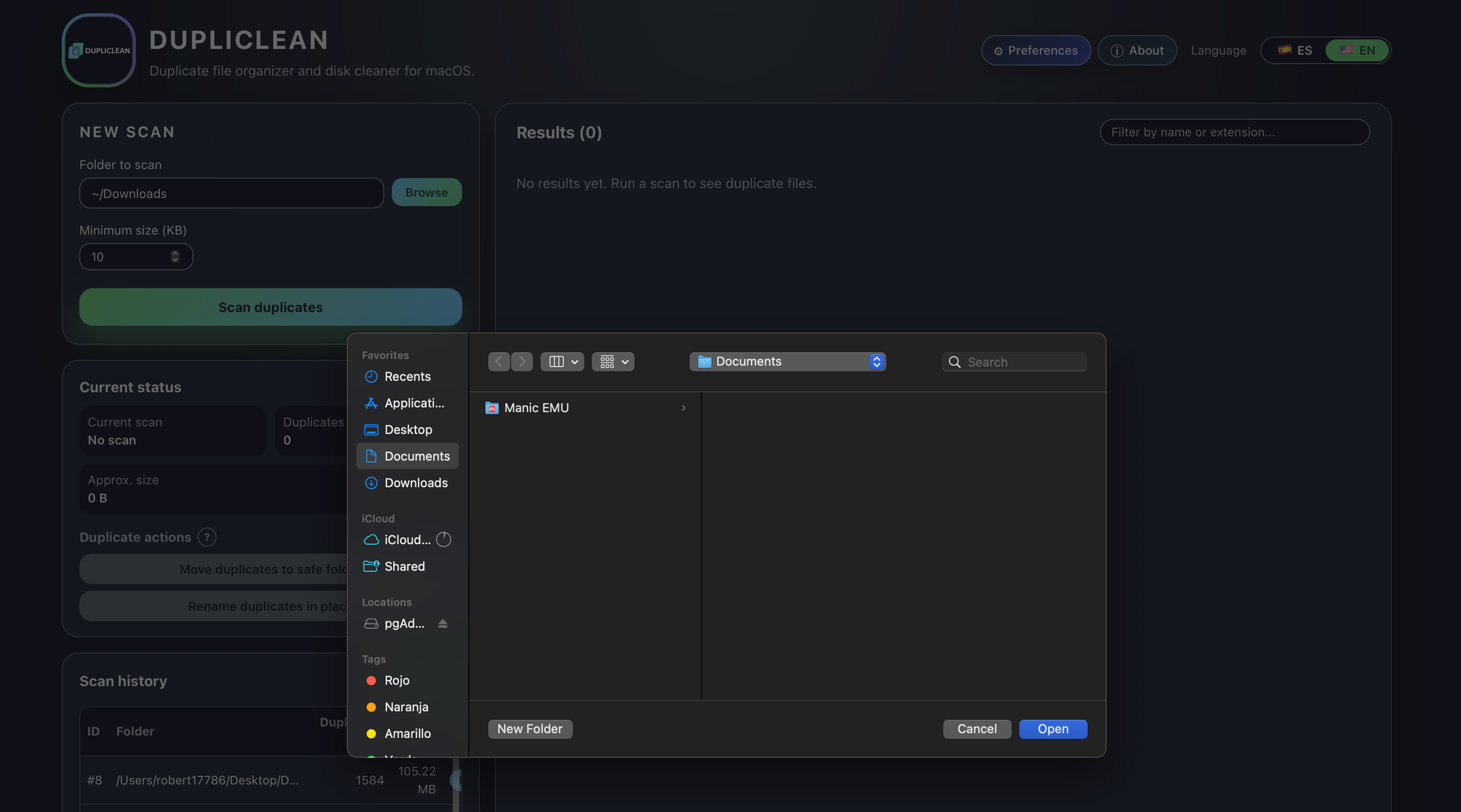 “DUPLICLEAN – Duplicate File Cleaner for macOS” by Robertoapps