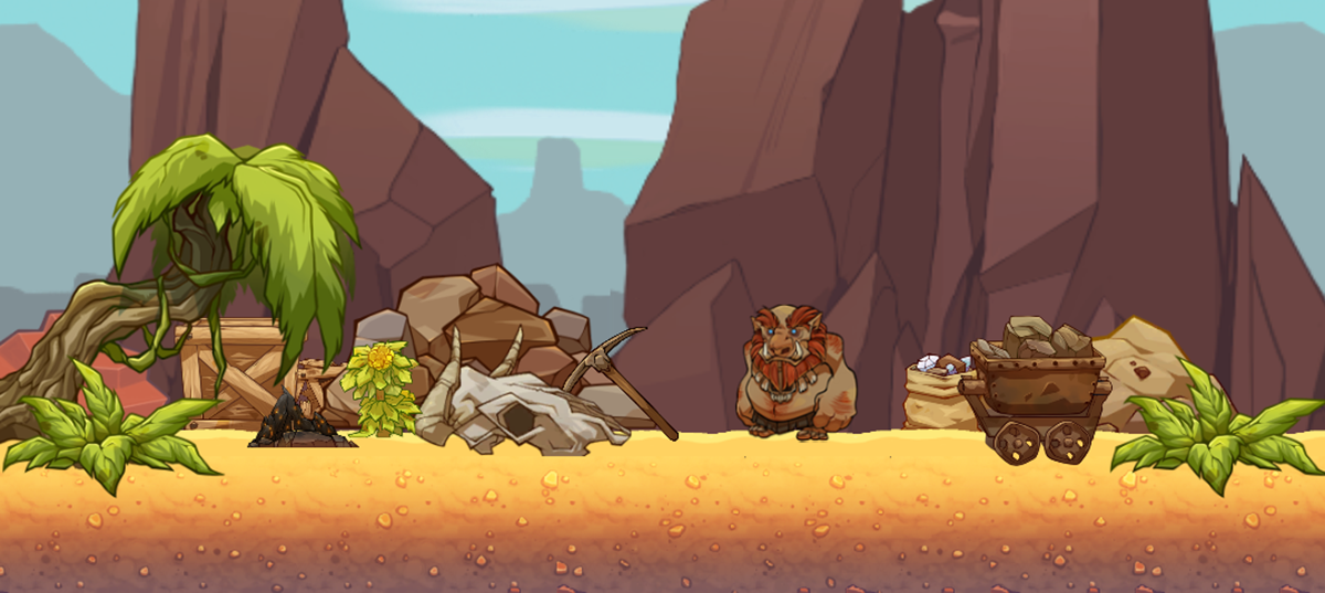New Handpainted Platformer World – 2D Tileset Pack Released ...