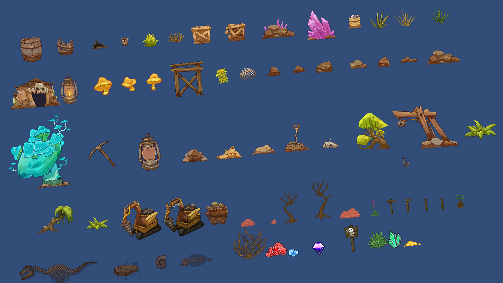 New Handpainted Platformer World – 2D Tileset Pack Released ...