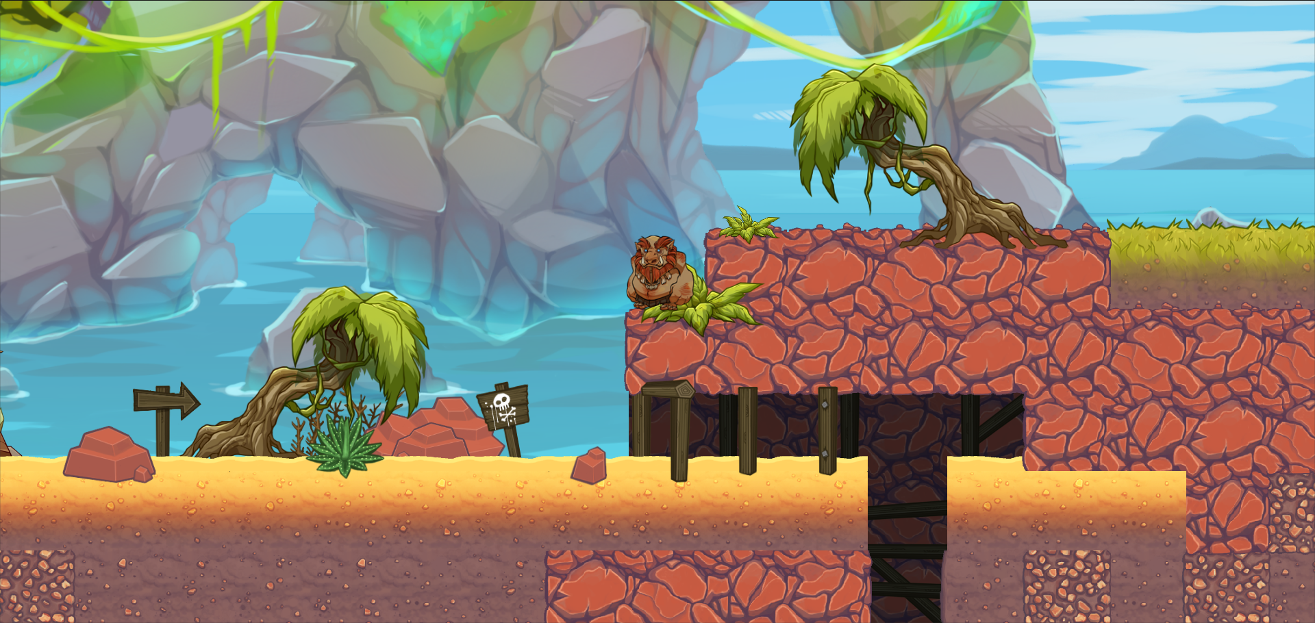 New Handpainted Platformer World – 2D Tileset Pack Released ...