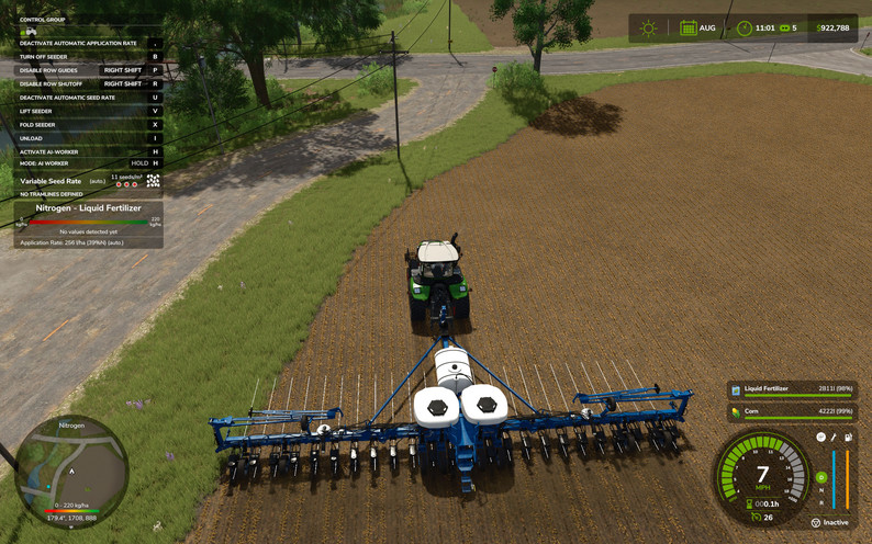 FS25: Row Crop System by ThundRFS