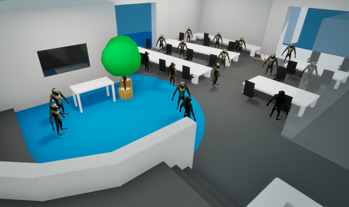 Monkey Office Simulator by VittorioBellinello