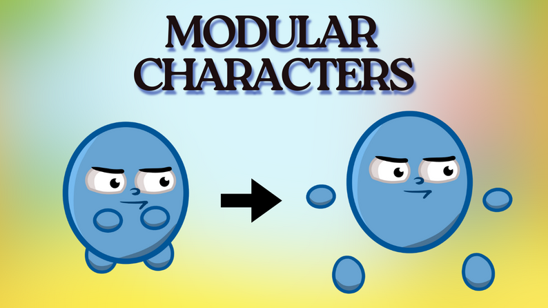 Cute Cartoon Modular Character Pack (8 Colors) – Free by Alangu Apex Games