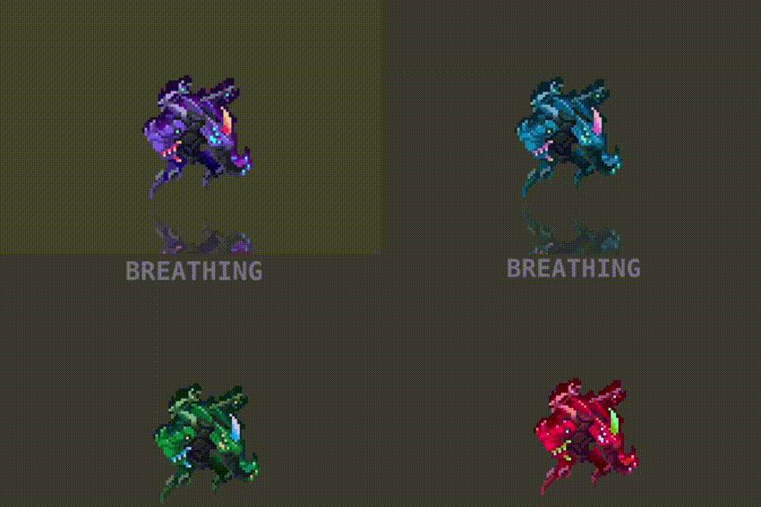 RPG Pixel Art Character - Unishark by PixelDream