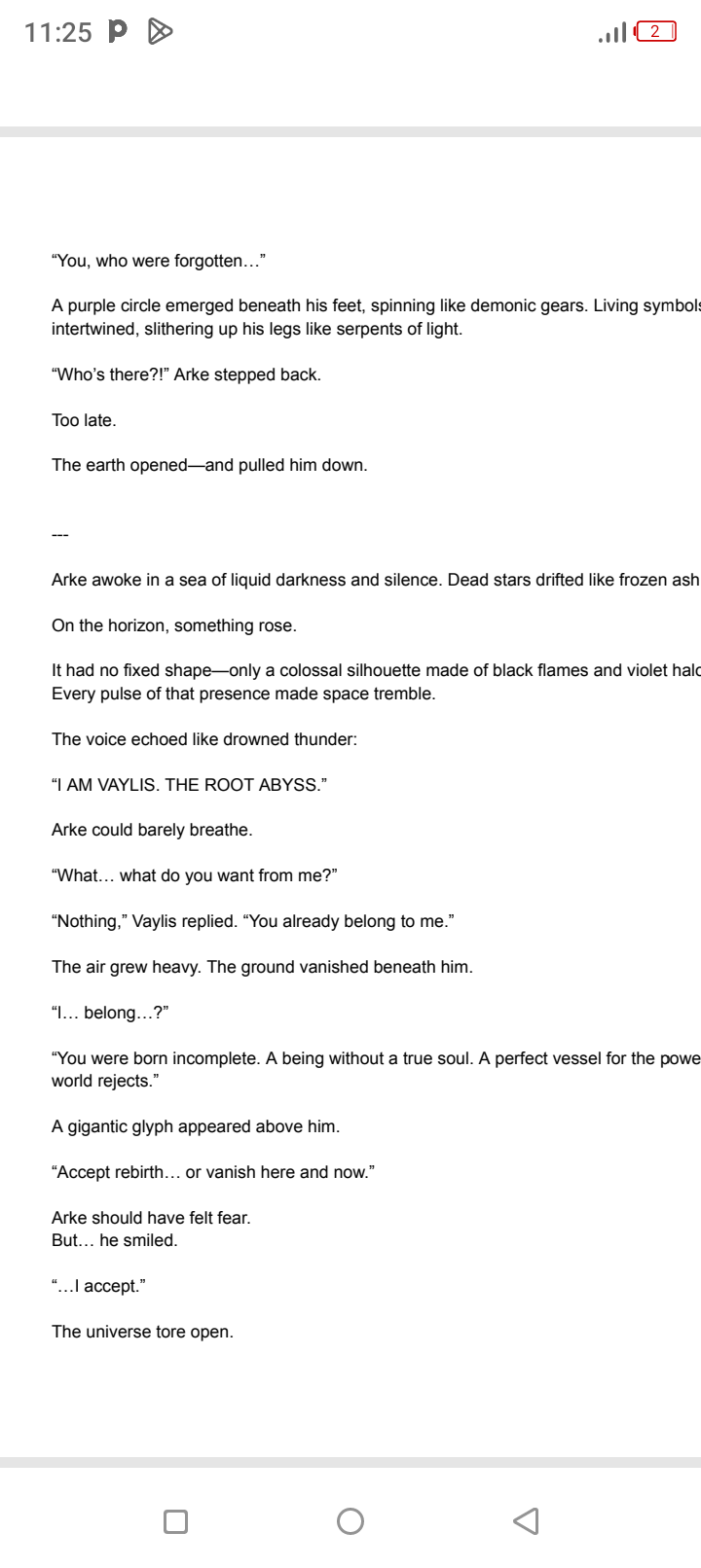 BEYOND THE ABYSS — Chapter 1: Rebirth of the Primordial by Orchidplanet2