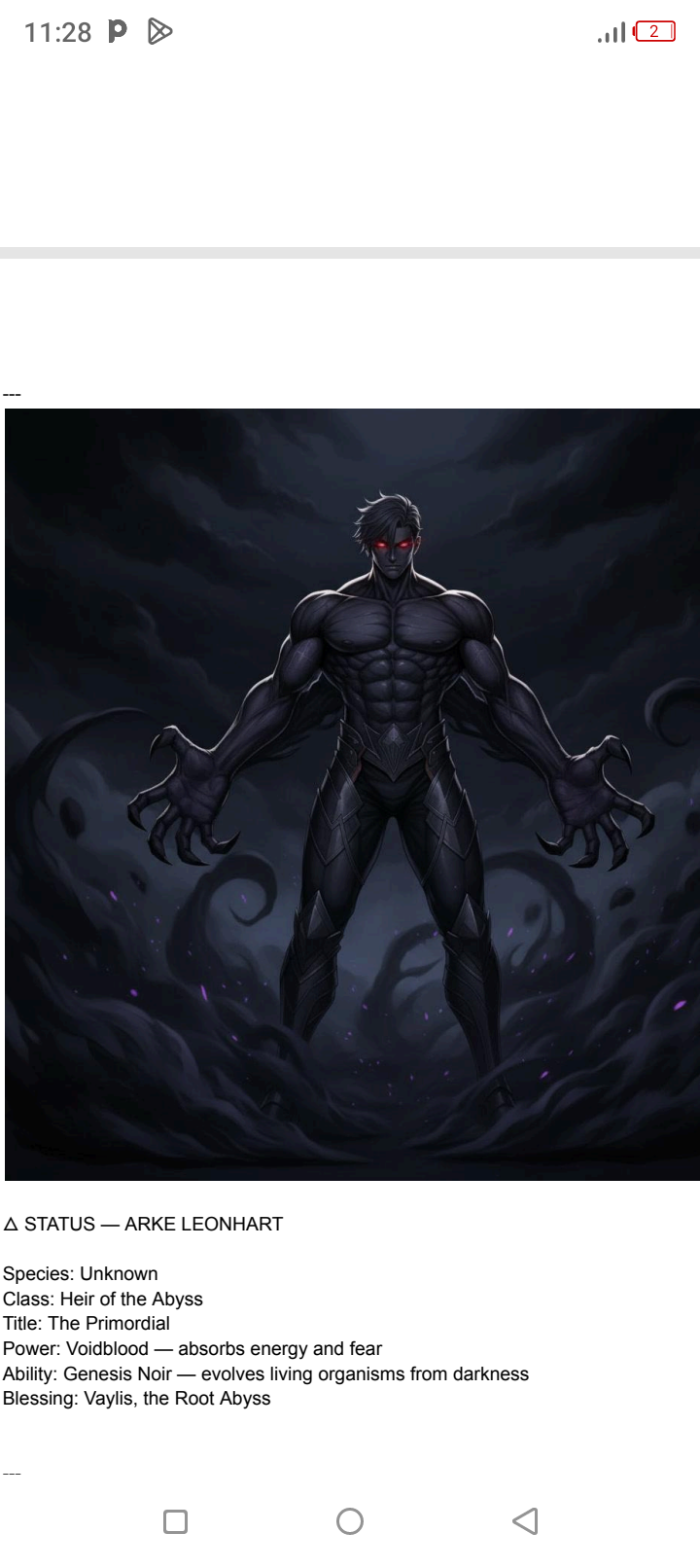 BEYOND THE ABYSS — Chapter 1: Rebirth of the Primordial by Orchidplanet2