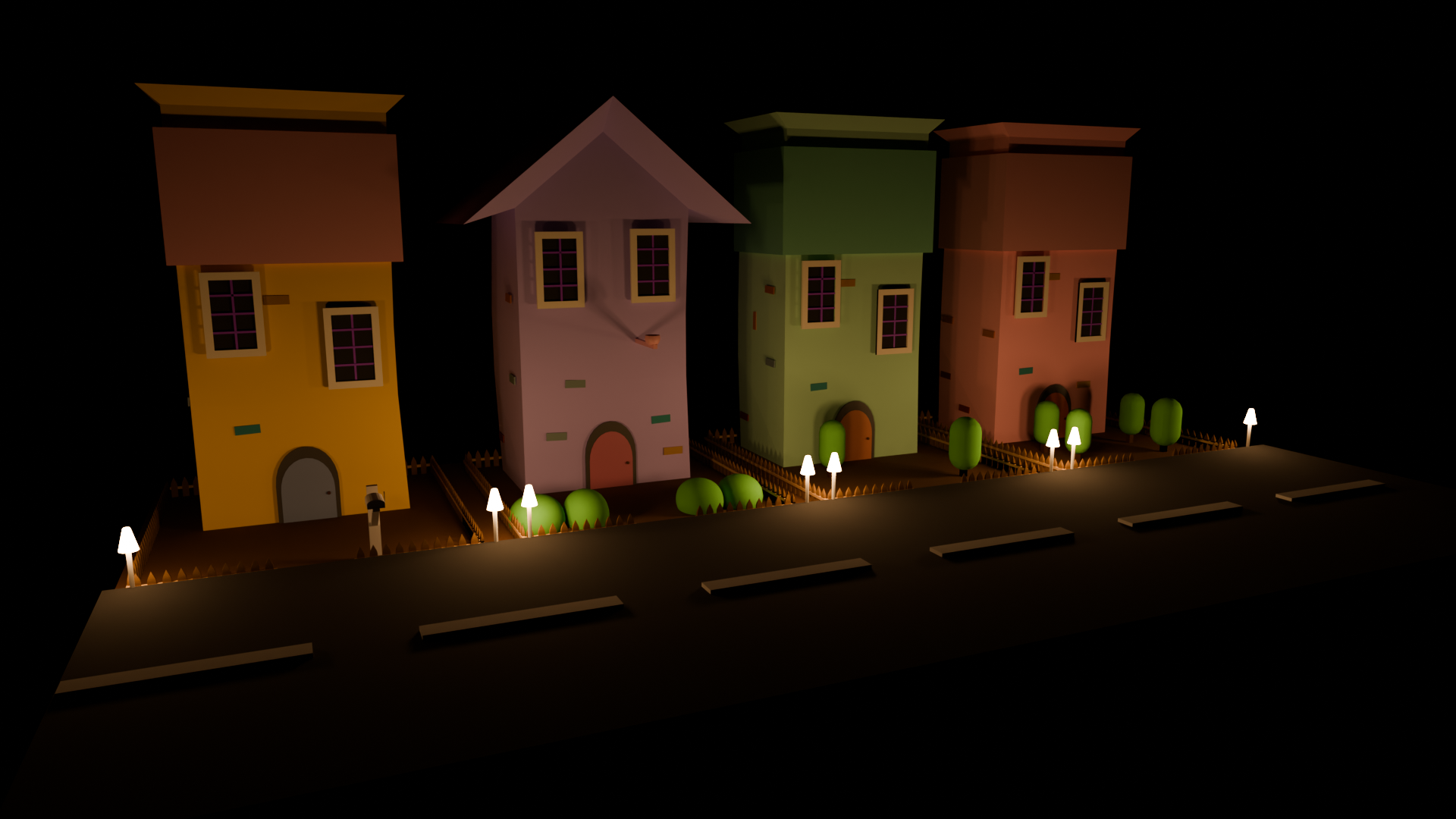 LOW POLY BUILDINGS PACK by CRANKY PISTON