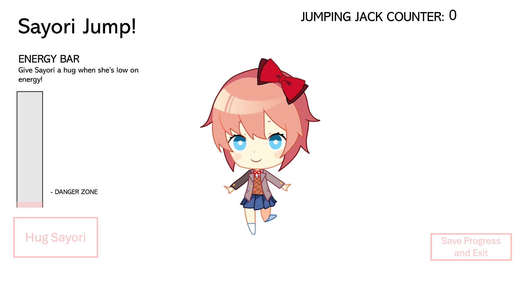 Sayori Jump! by Trixall