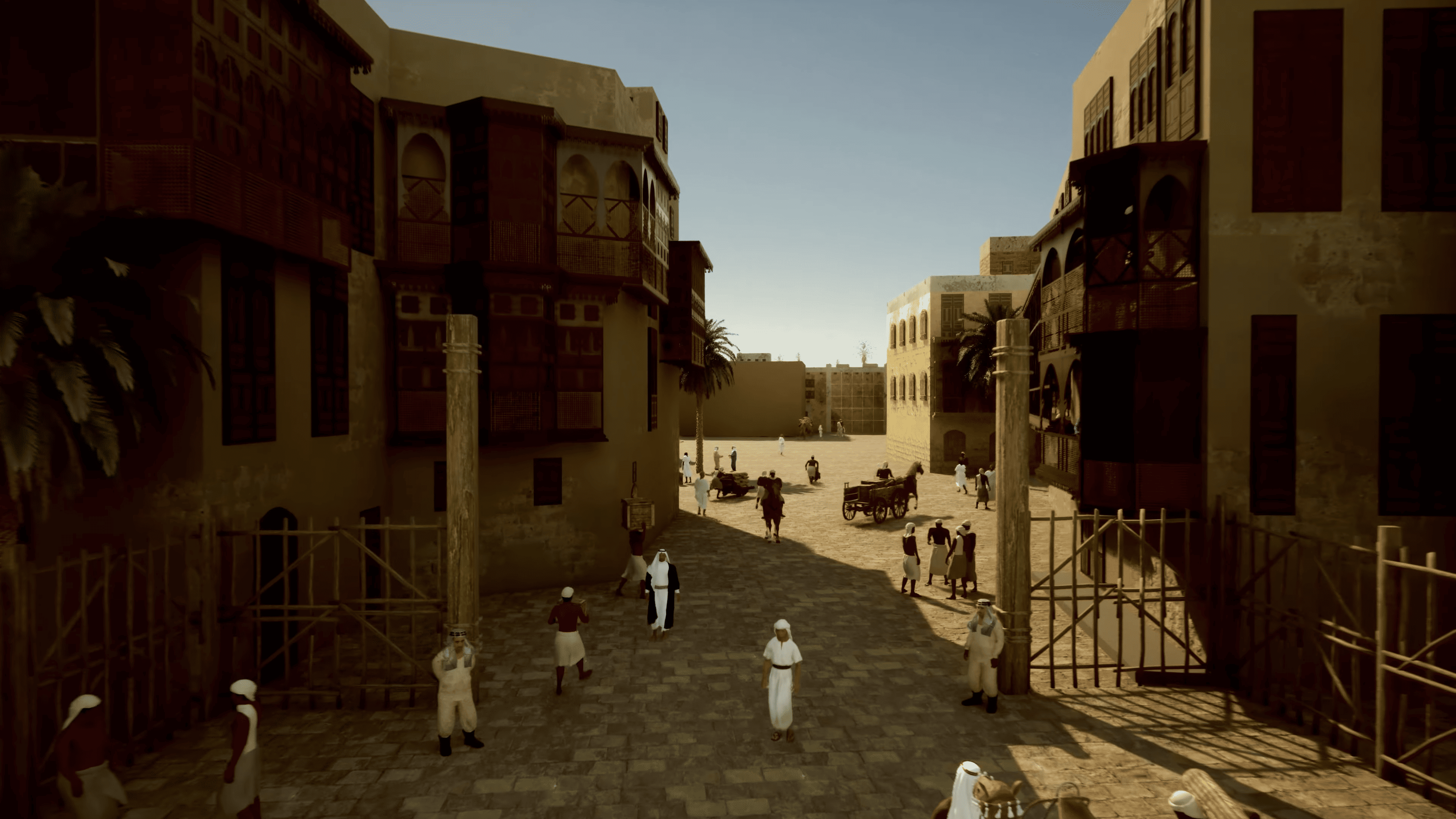 3D Animation Medieval Arab Port by GAMICO