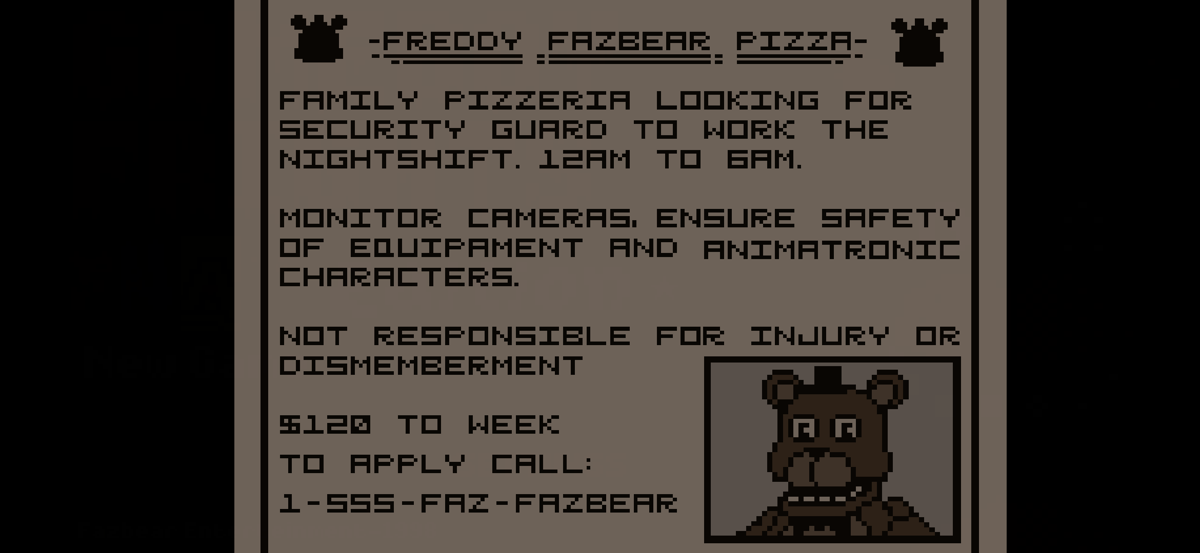 Gameboy Fright's fnaf Edition ☆ by 3xeezat