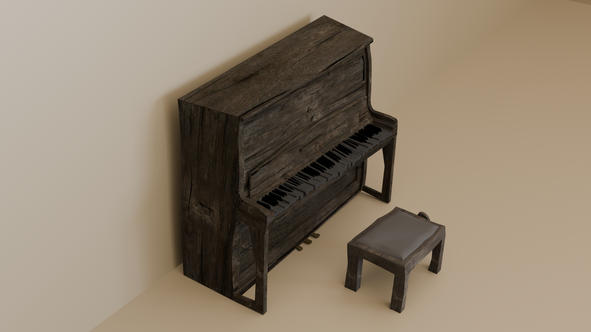 Old Haunted Piano by Mainc