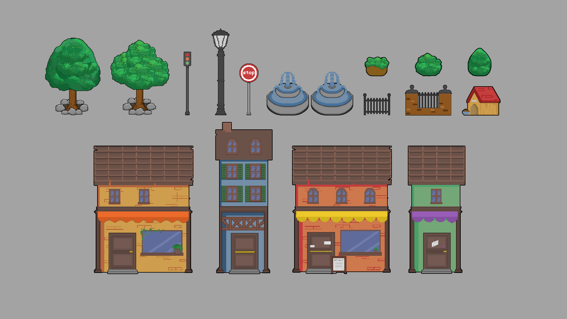 Free Dog Cat and Mouse Animations Sprite Pixel Art (and some City ...