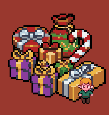 Christmas Decorations Pack — Cozy 2D Assets by Sara Spiegelberg