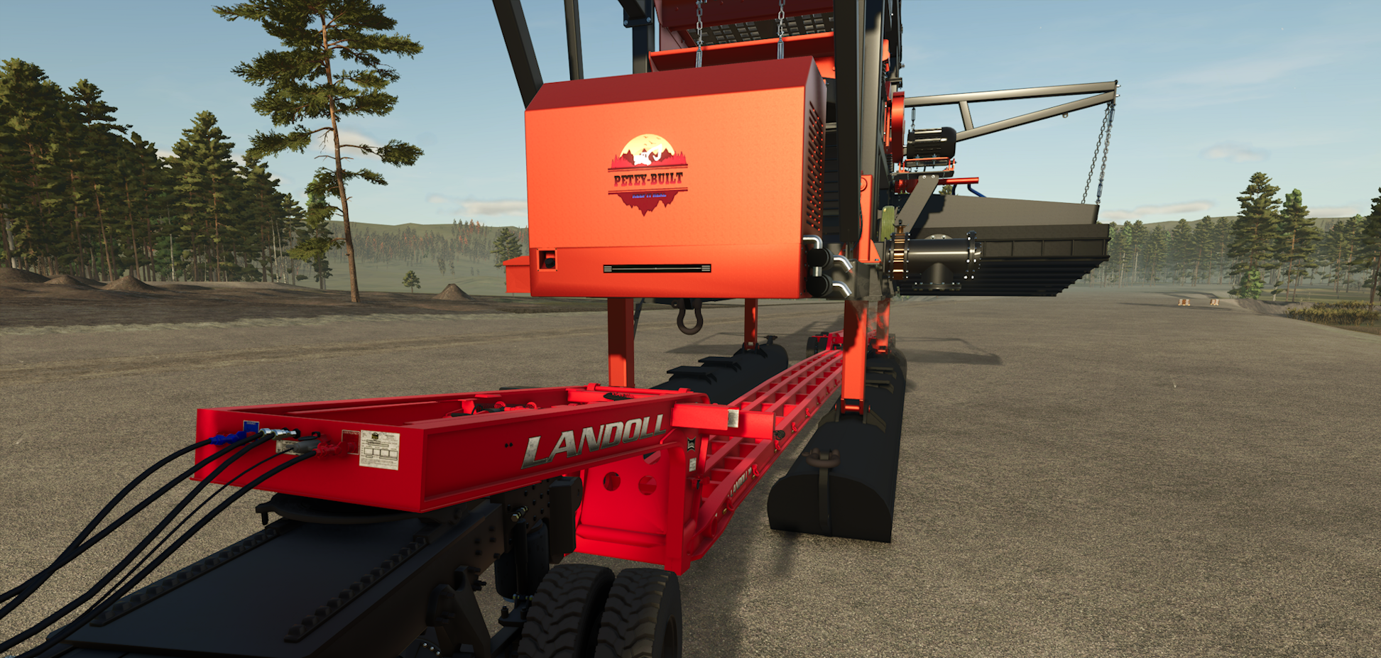 Landoll “2 Beam” Lowboy Trailer by BlochMods