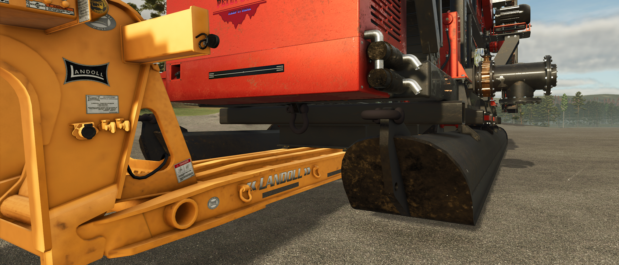 Landoll “2 Beam” Lowboy Trailer by BlochMods