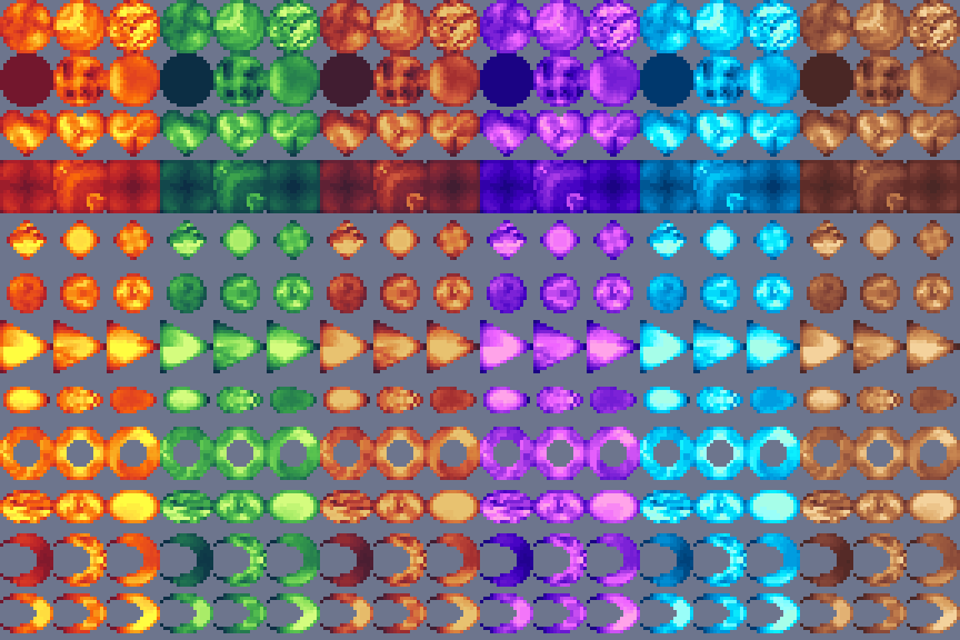 16x16 Pixel Shade Bullet by BDragon1727