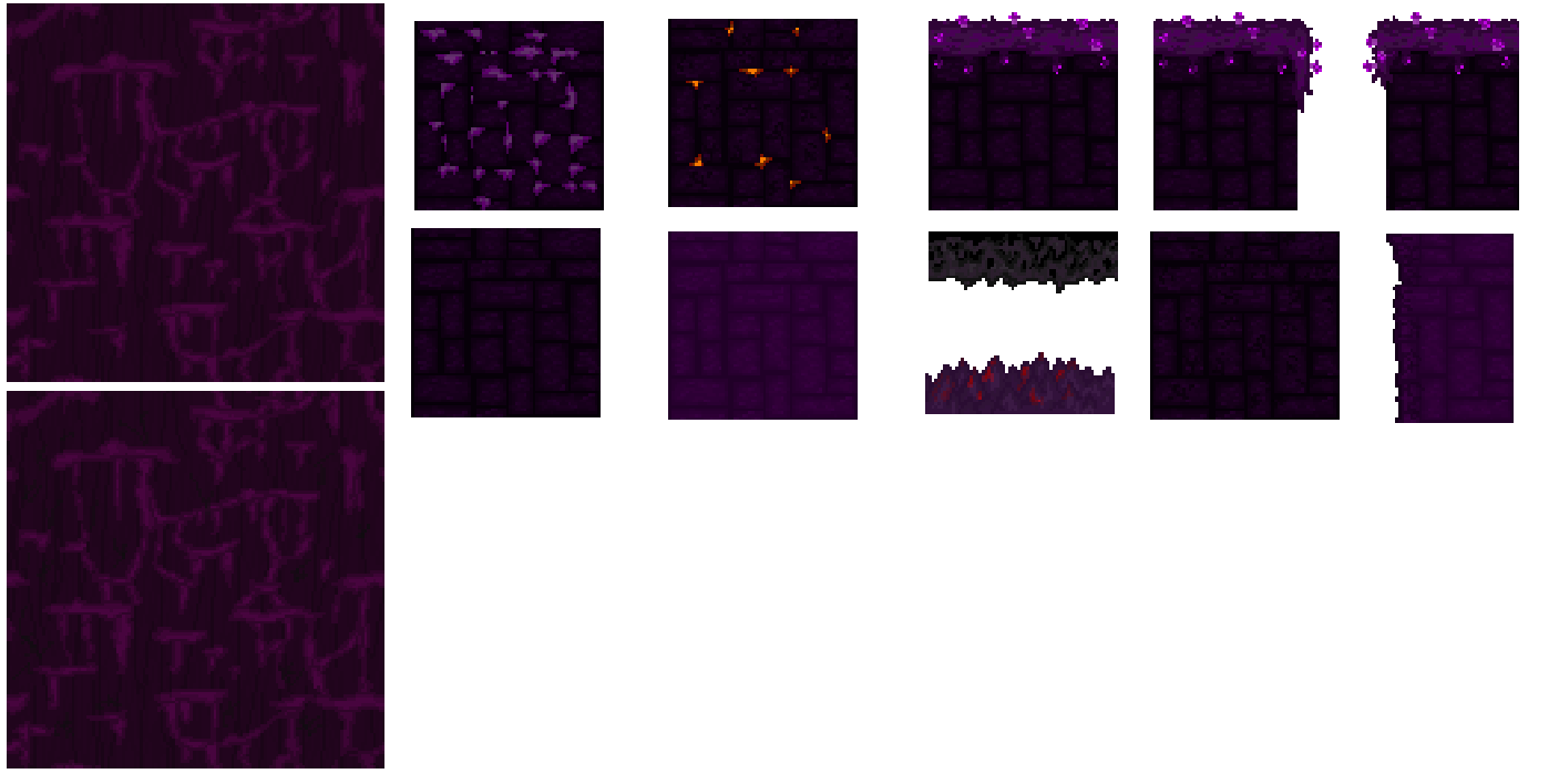 Dark Cave 2D asset pack by Patte