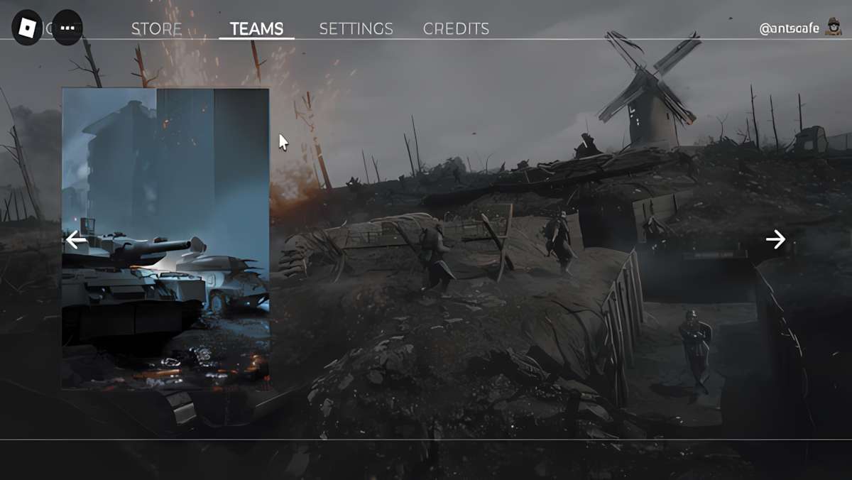 Battlefield Menu by Ryvion Studios