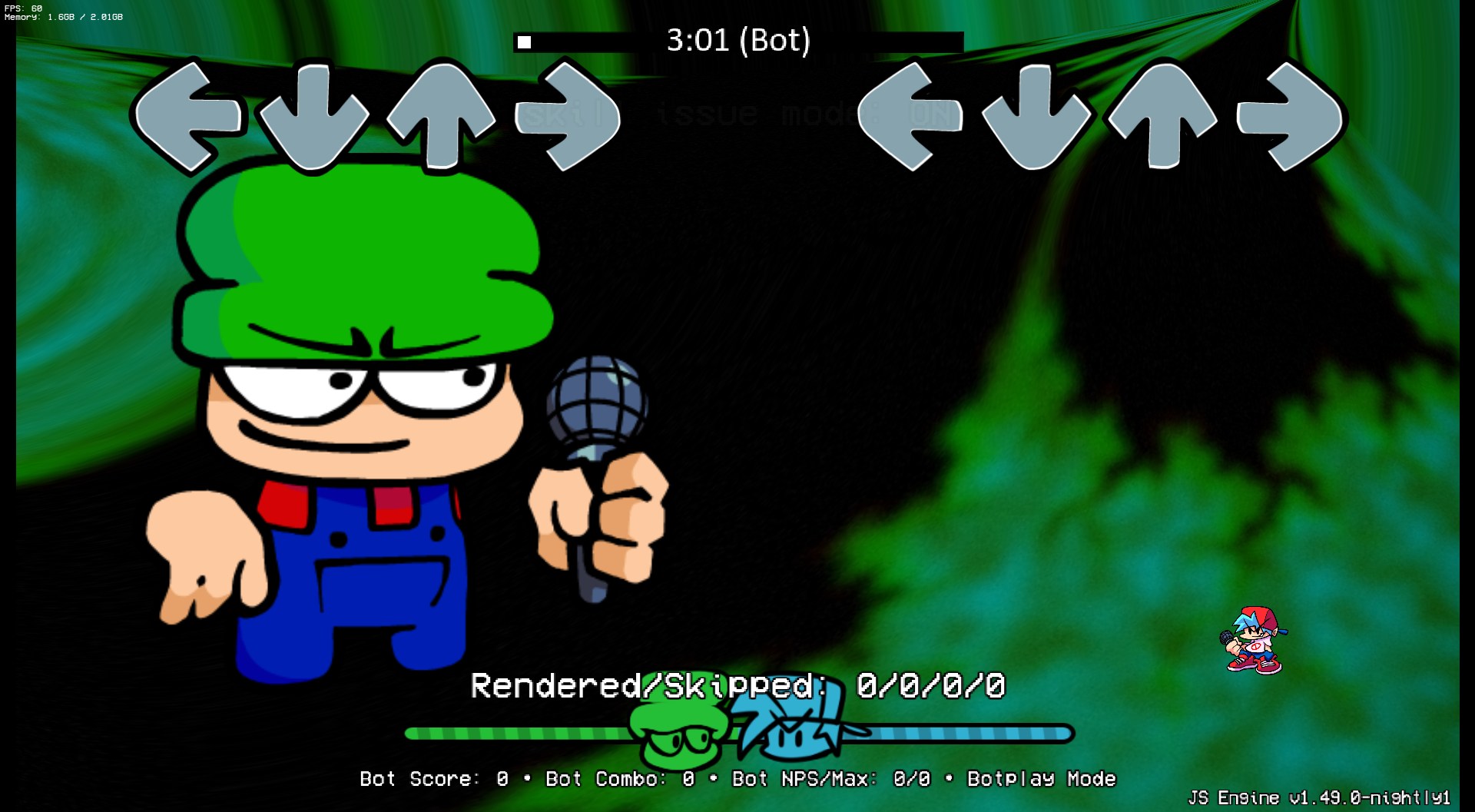 Mickeyfan's Stupid & Crazy FNF modding scene by Mickeyfan254_Official