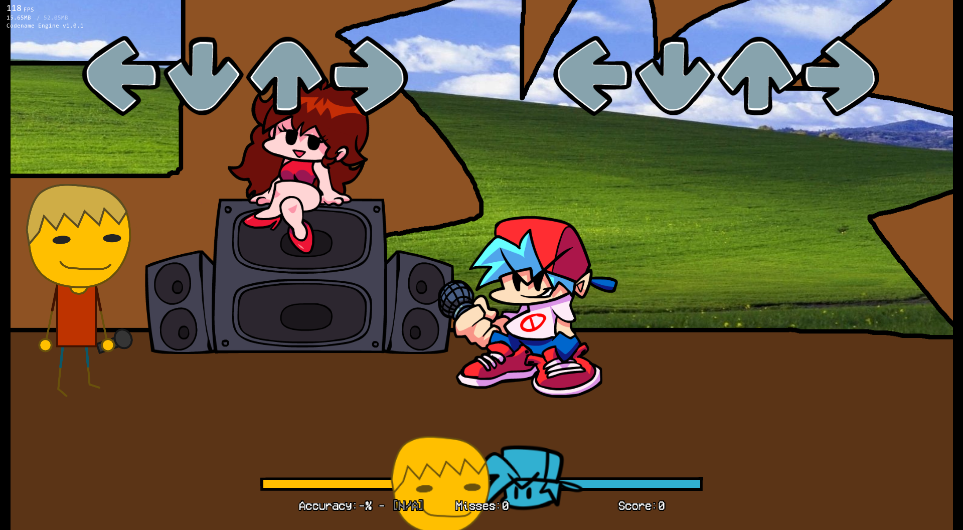 Mickeyfan's Stupid & Crazy FNF modding scene by Mickeyfan254_Official